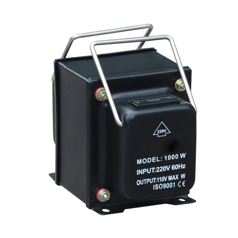 TC-1000VA 1000W Step up&down Home Use Portable Type Transformer 110V ...