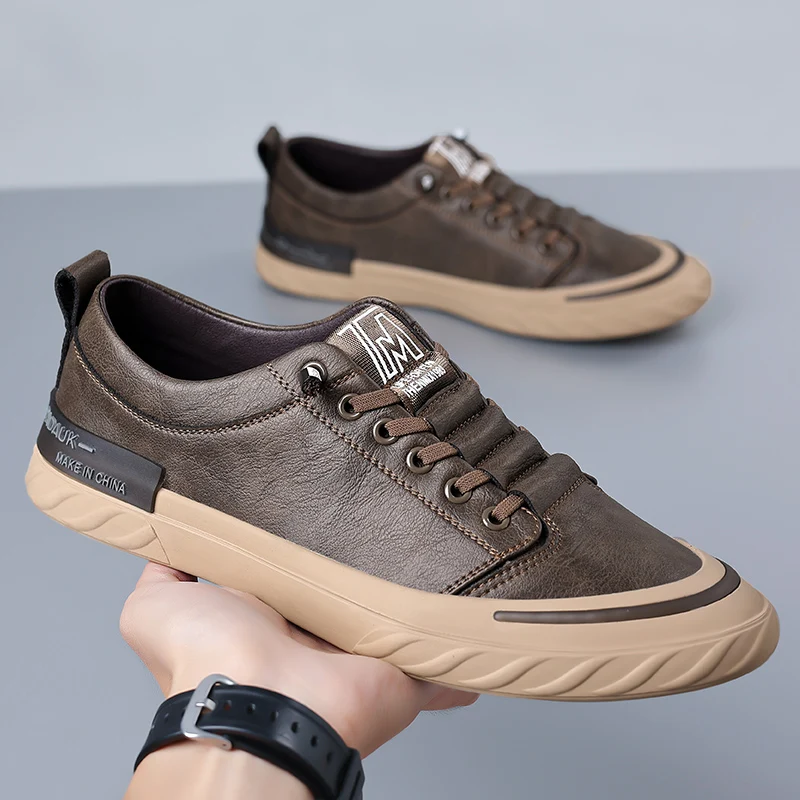 High-Quality-Brand-Men-s-Genuine-Leather-Casual-Shoes-Anti-Slip-Sports ...