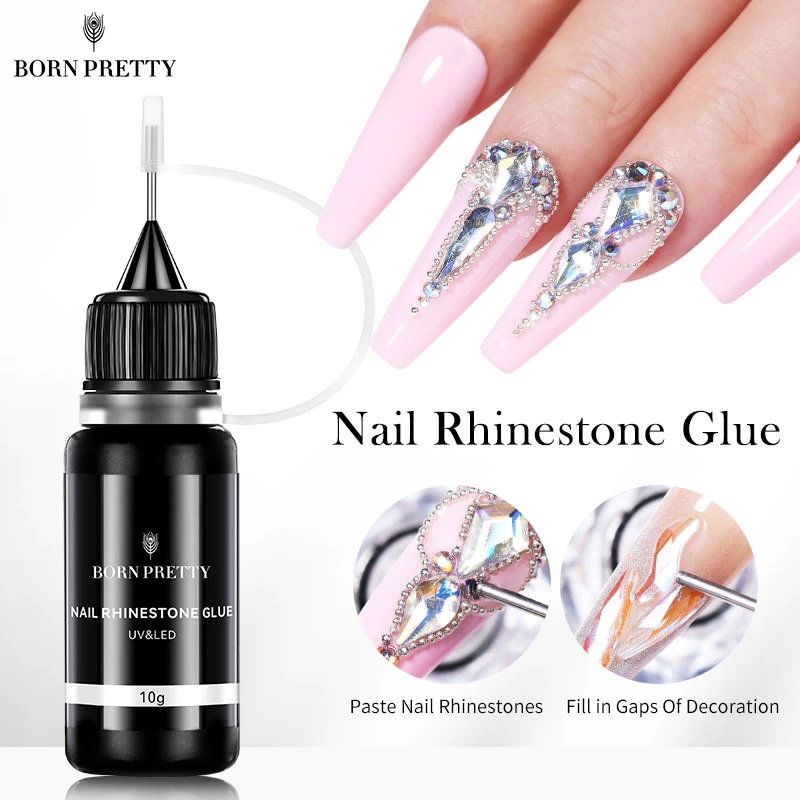 Born Pretty 10g Nail Rhinestone Adhesive Glue For Stick The 3d ...