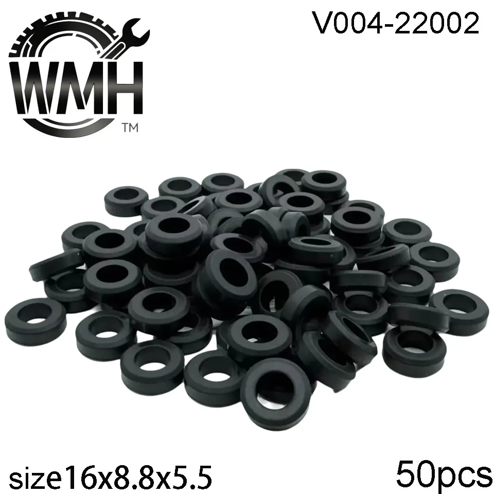 50Pcs Fuel Injector Rubber Seals O rings 22002 16*8.8*5.5mm For Toyota ...