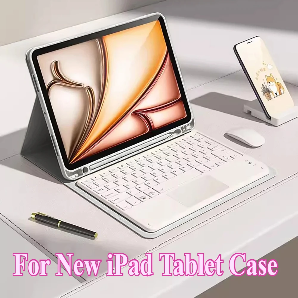Para 2024-2025 nuevo iPad A16 11th Gen Funda para teclado y ratón para ...