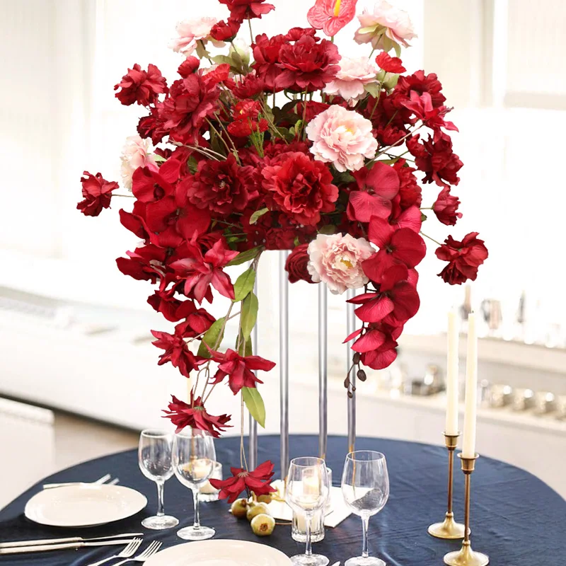 Orchids For Weddings Red Centerpieces