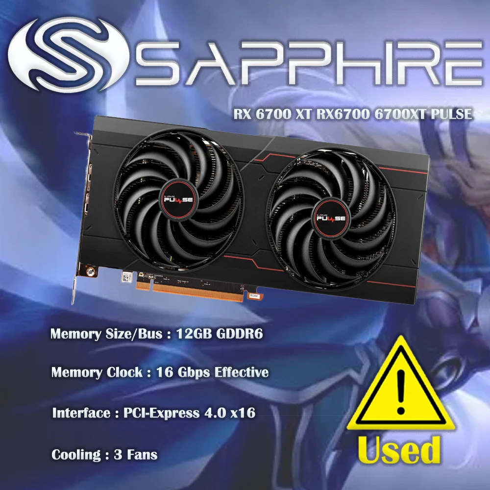 Sapphire-RX-6700-XT-RX6700-6700XT-tarjeta-gr-fica-de-v-deo-PULSE-GPU ...