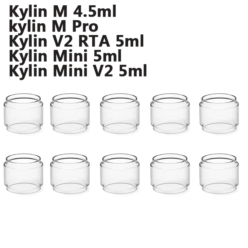 Bubble Glass Tube for Kylin M Pro Kylin V2 RTA 5ml Kylin Mini 5ml Kylin Mini V2 5ml Glass Tank ...