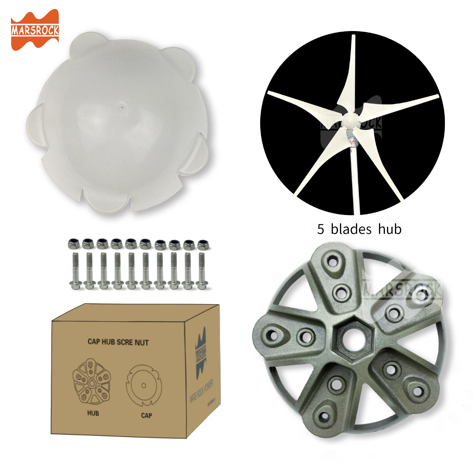 Wind-Turbines-Hub-5-Blades-Generator-Windmill-Wheel-Hub-Accessories-for ...