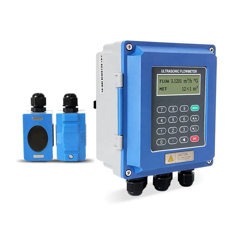 Digital-Ultrasonic-Water-Flow-Meter-Portable-Clamp-On-Ultrasonic-Flow ...