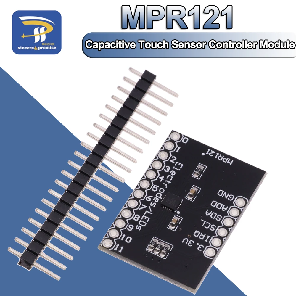 Mpr121 Breakout V12 Proximity Capacitive Touch Sensor Controller Keyboard Development Board ...