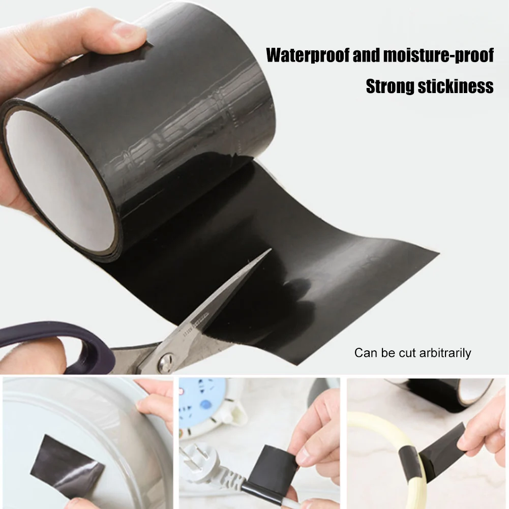 Pvc 파이프 초강력 방수 테이프 누수 차단 밀봉 수리 테이프 자체 수리 절연 덕트 밀봉 테이프 Aliexpress