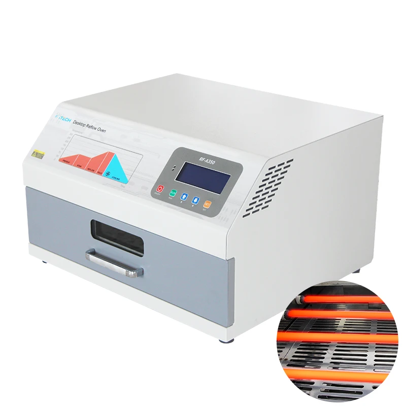 Itechsmt Mini Precise Reflow Oven Automatic Reflow Machine Rf-a350 Led ...