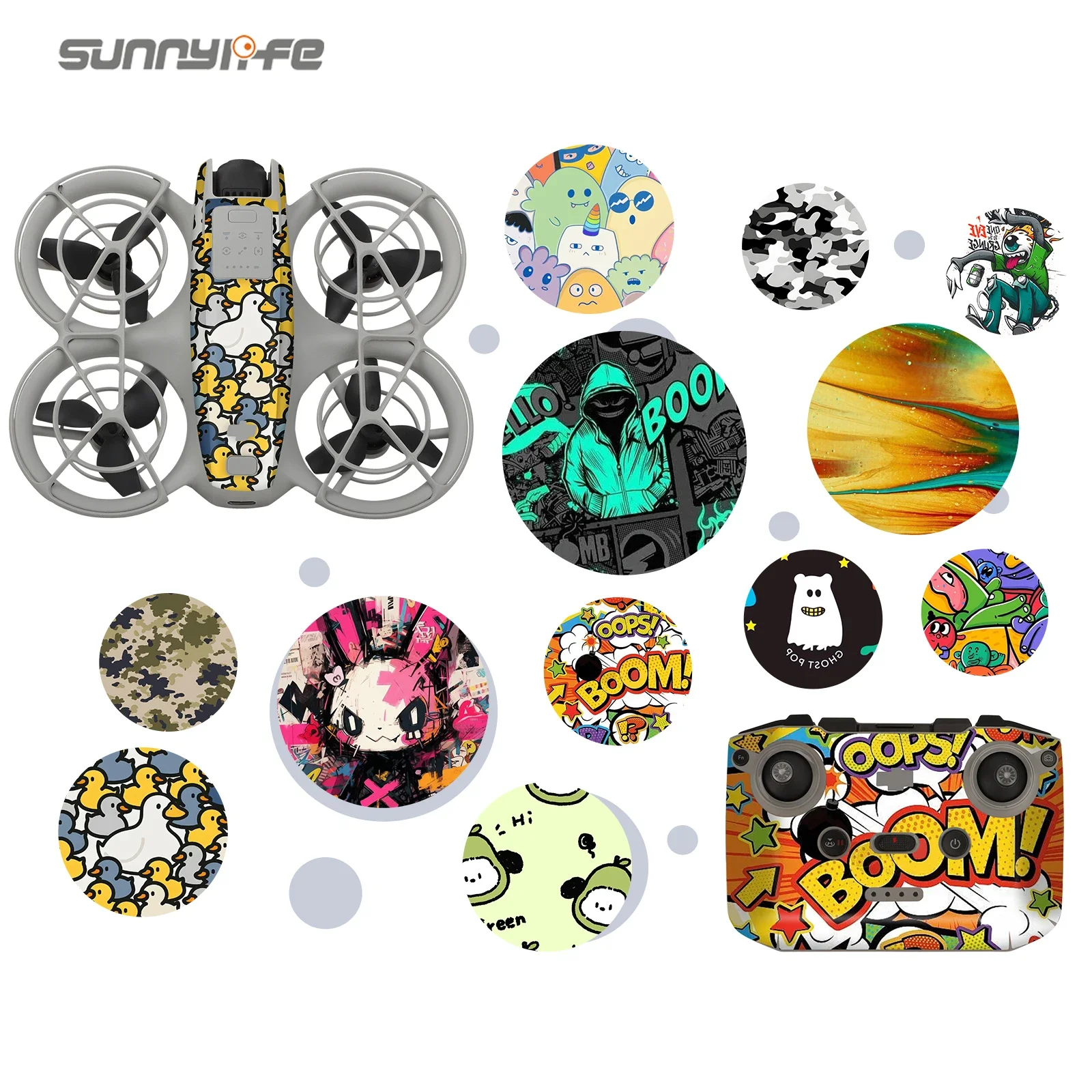 for-DJI-NEO-Stickers-Colorful-Cool-Decals-Sticker-for-NEO-Easy-Paste-No ...