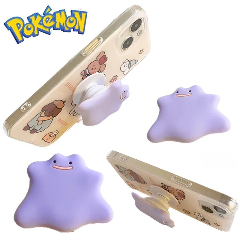 Pokemon-Ditto-Phone-Socket-Folding-Phone-Holder-Stand-Cartoon-3D-Grip ...