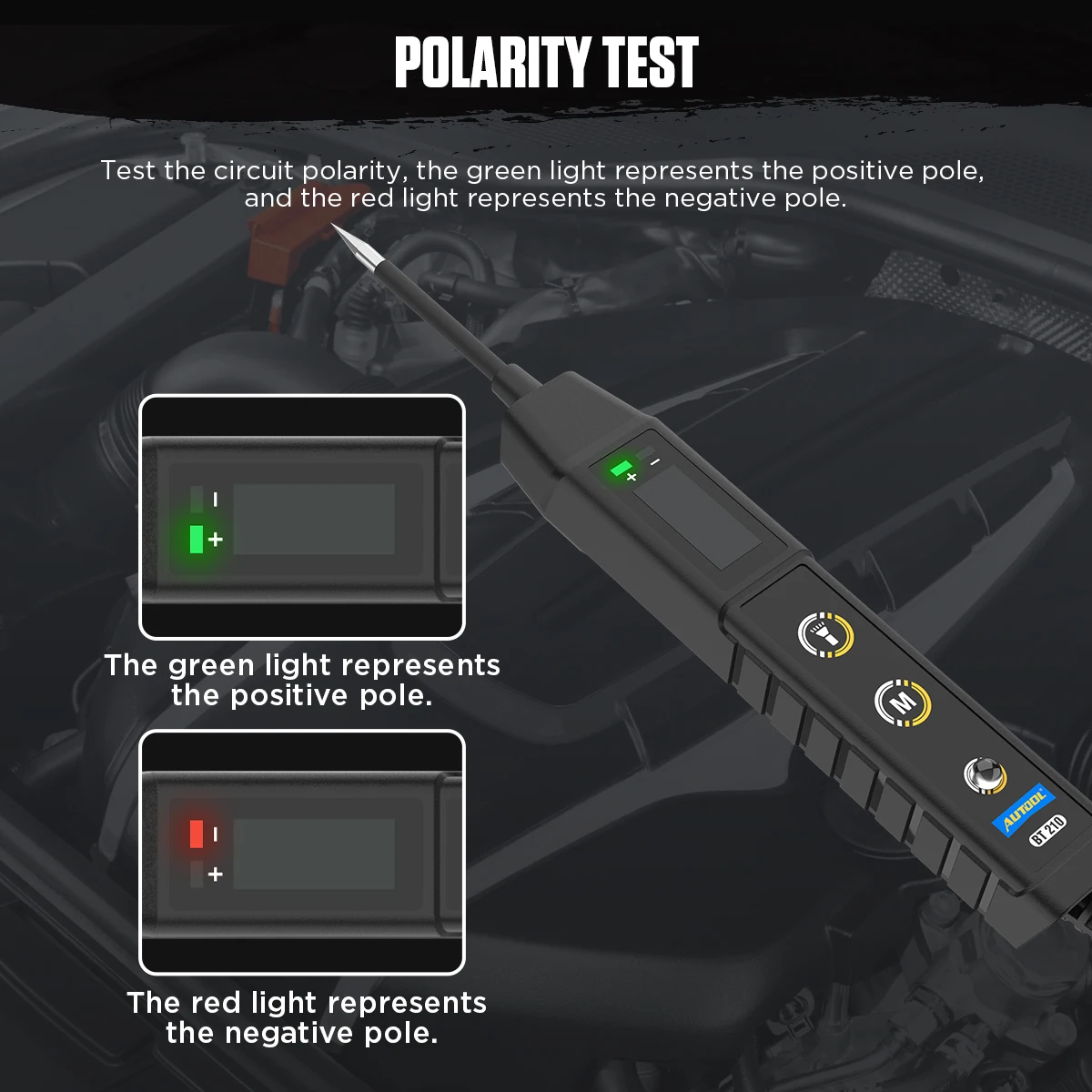 AUTOOL BT210 Car Circuit Tester Power Probe Car Diagnostic Tool ...