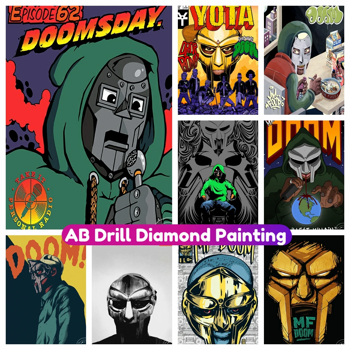 Madvillain-MF-Doom-Madlib-Hip-Hop-Rap-Music-Album-Star-AB-Diamond ...