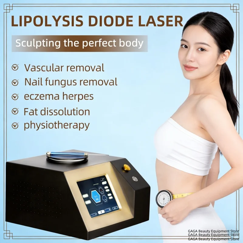 Máquina Láser de Diodo Portátil de 1470nm para Belleza, Endoláser ...