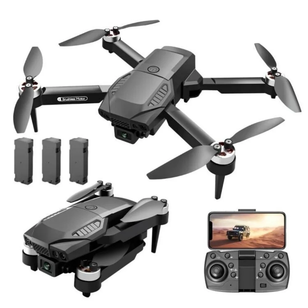 F198-New-Drone-Brushless-Motor-WIFI-FPV-Dron-HD-Dual-Camera-4K ...