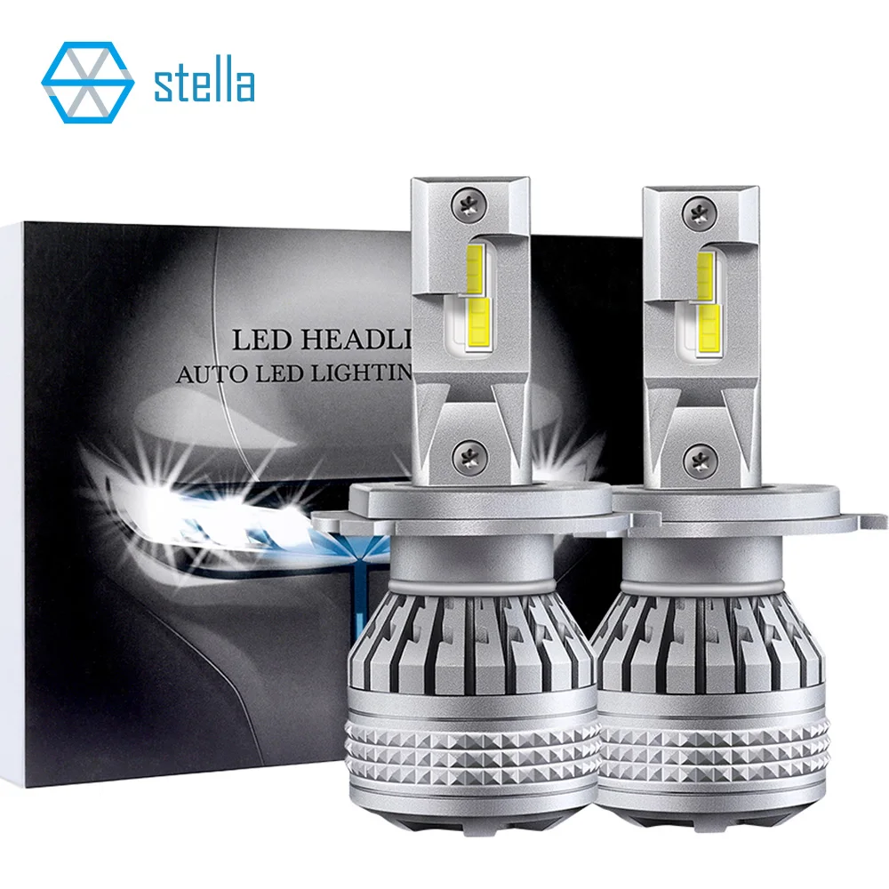 Stellaglob 2 Pcs 45w High Power Canbus Led Auto Headlight Bulb H4 H7 ...