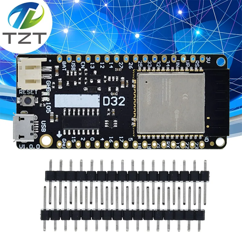For LOLIN D32 V1.0.0 - Wifi+Bluetooth Board Based ESP-32 Esp32 ESP-WROOM-32 4MB FLASH For ...