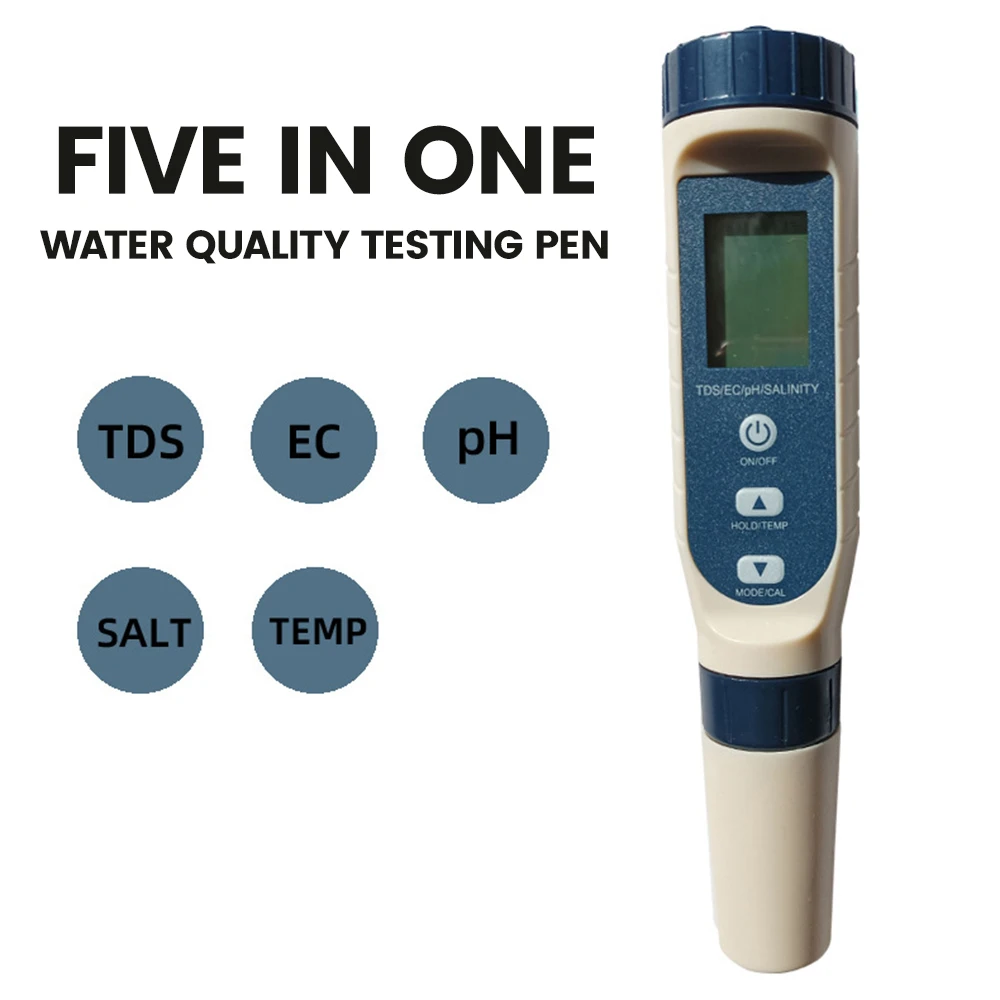 Pool-Salt-Tester-Digital-Salinity-Meter-High-Accuracy-5-In-1-Salinity ...