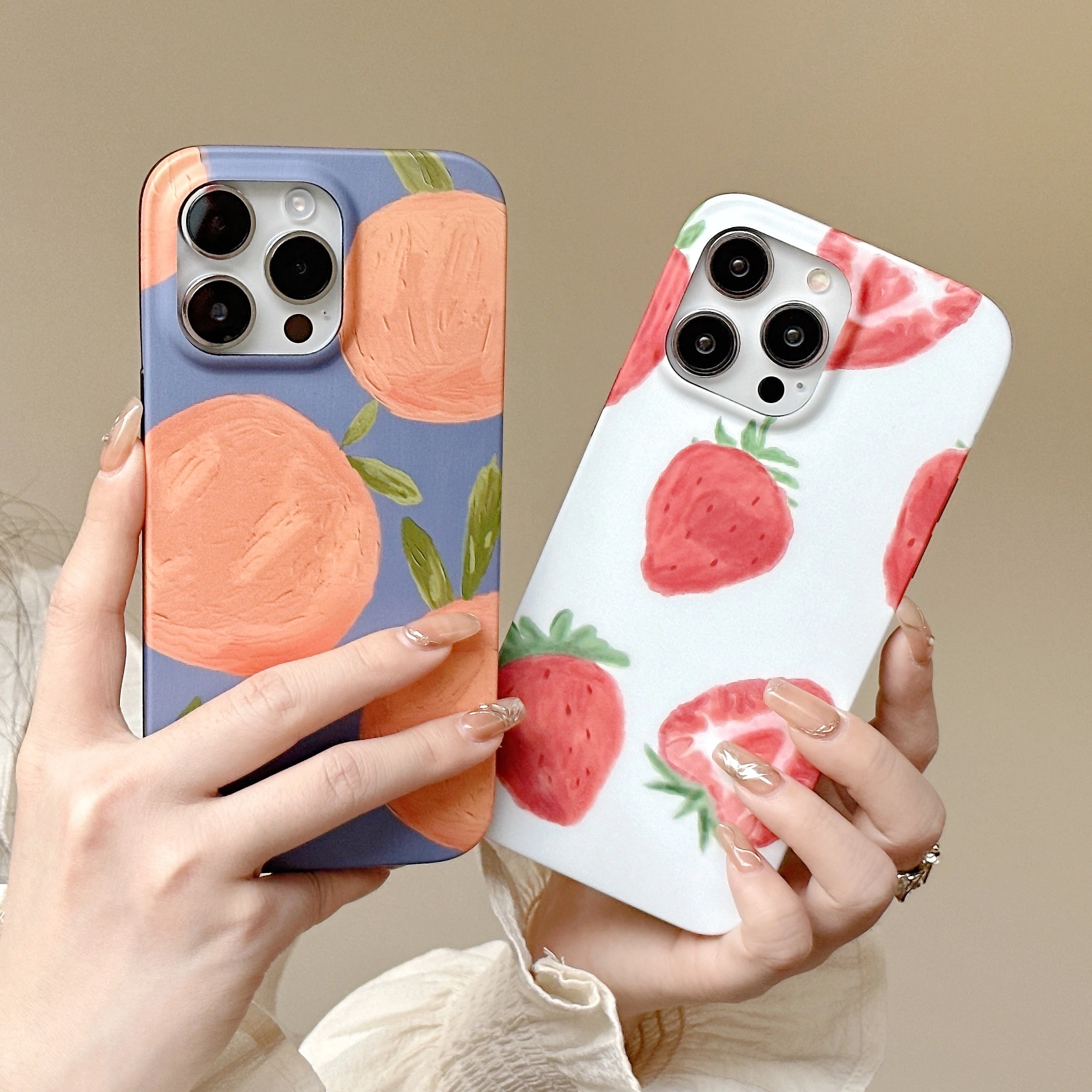 Korean Delicious fruit oranges strawberries Phone case For iPhone 14 ...