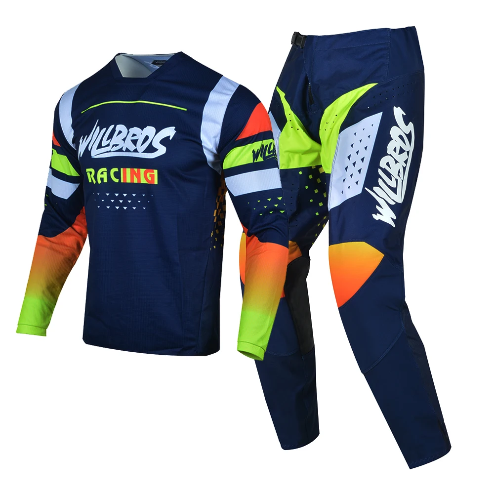 Willbros-MX-Downhill-Jersey-Pants-Combo-Motocross-Motorcycle-Dirt-Bike ...