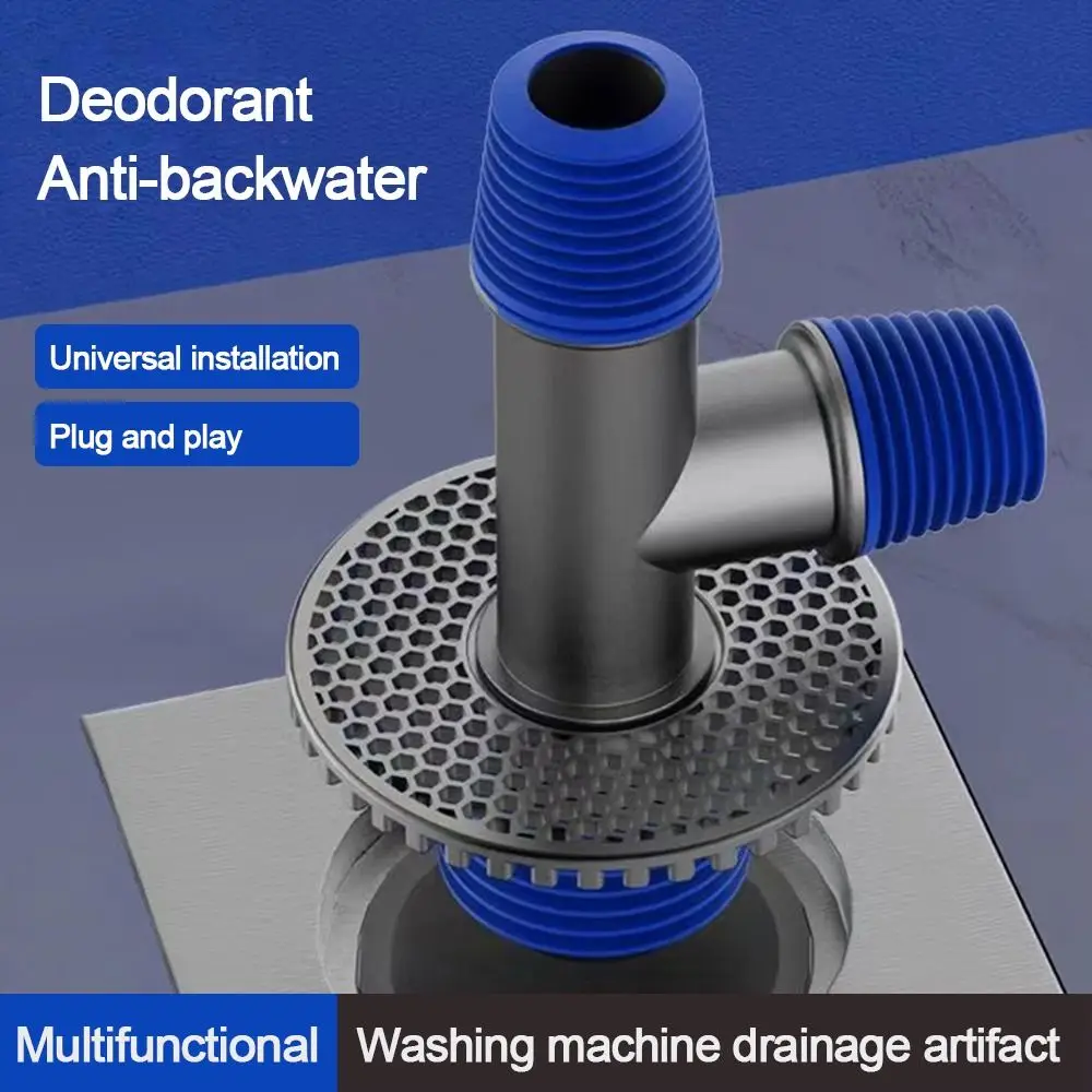 Creative-Anti-odor-Washing-Machine-Drainage-Adapter-Drain-Floor-Cover ...