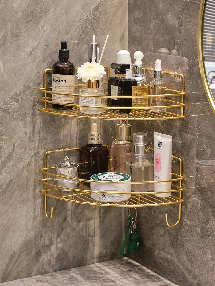 Bathroom storage rack Triangle storage rack Shower corner wash basin ...