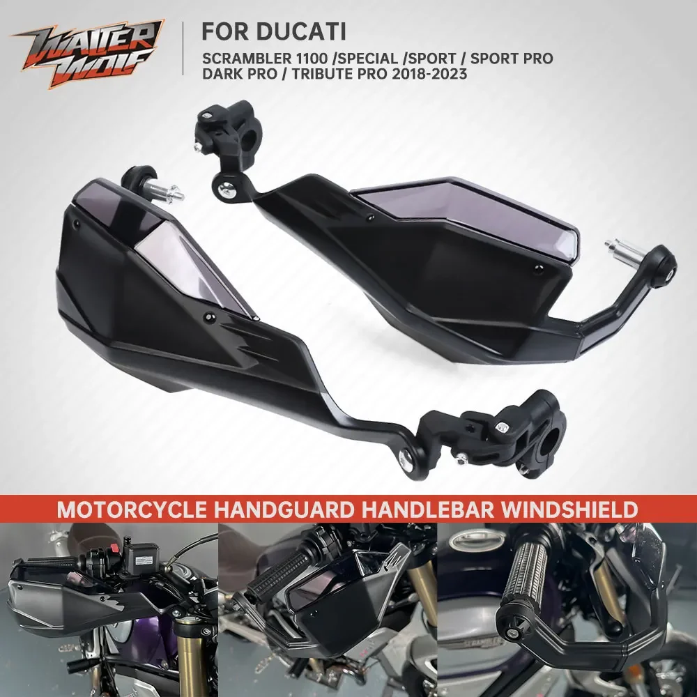 For Ducati Scrambler 1100 2018-2023 Handlebar Hand Guards Heighten ...