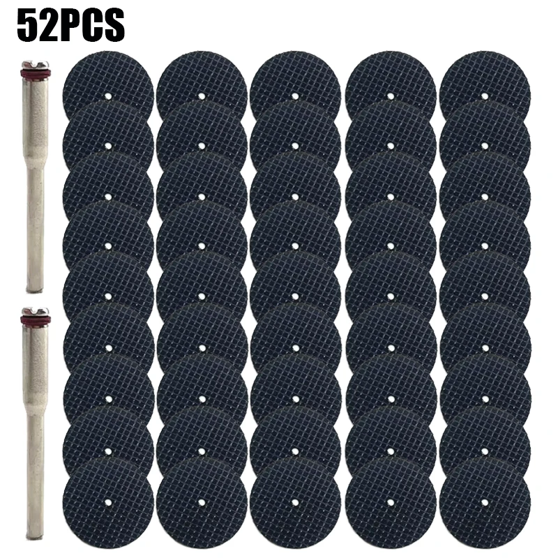 52PCS Abrasive Cutting Disc 32mm With Mandrels Grinding Wheels For ...