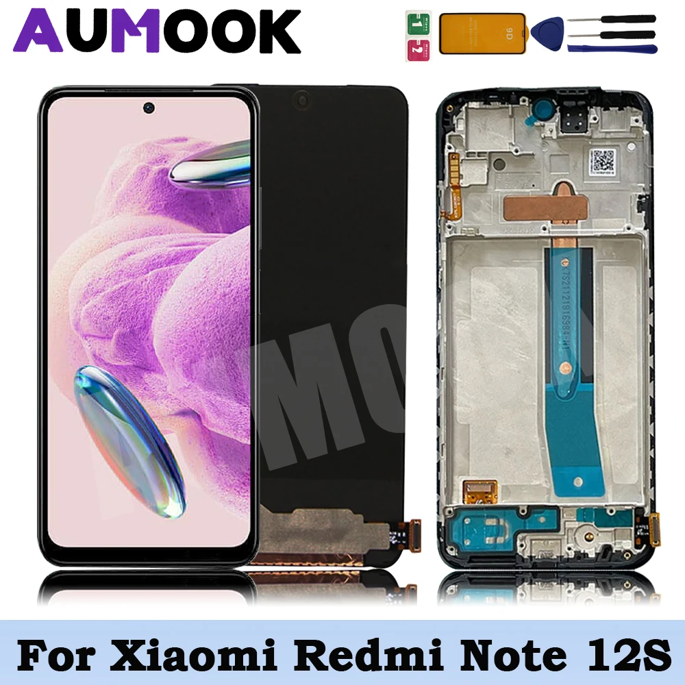 6-43-Super-AMOLED-For-Xiaomi-Redmi-Note-12S-LCD-2303CRA44A-Display ...