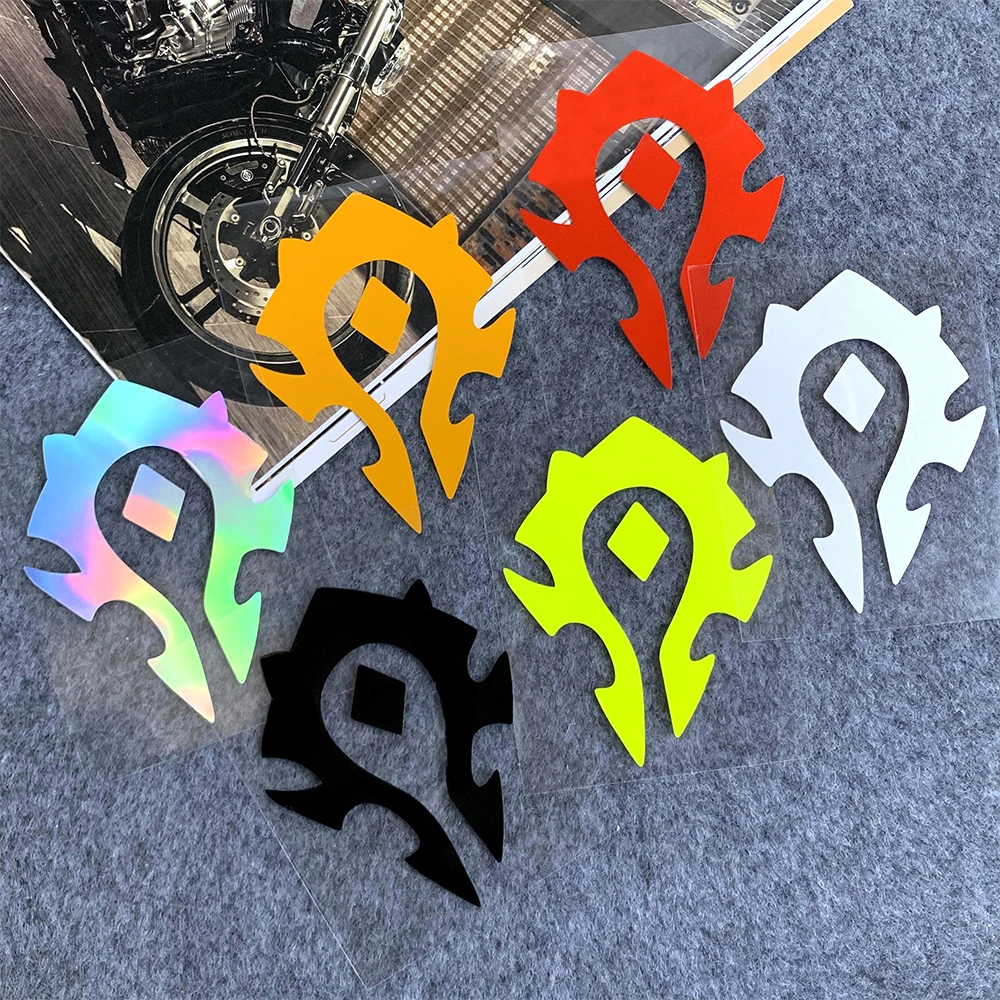 Car Styling WOW Horde Game Reflective Car Sticker Decor Motorcycle Car ...