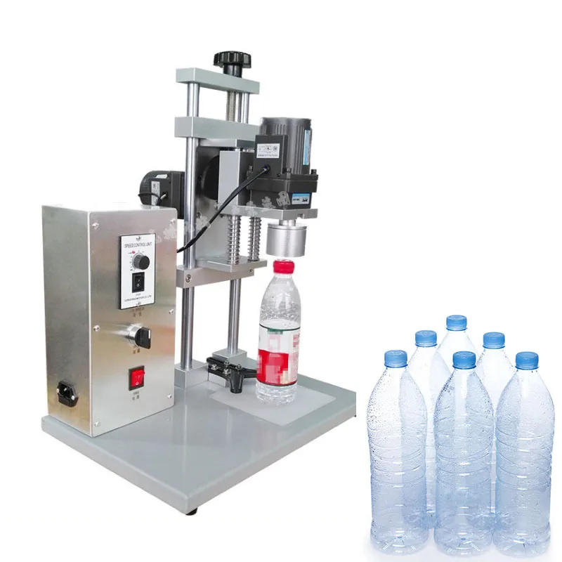 Food Bottles Automatic Electric Desktop Capper Beverage Liquor Bottle ...