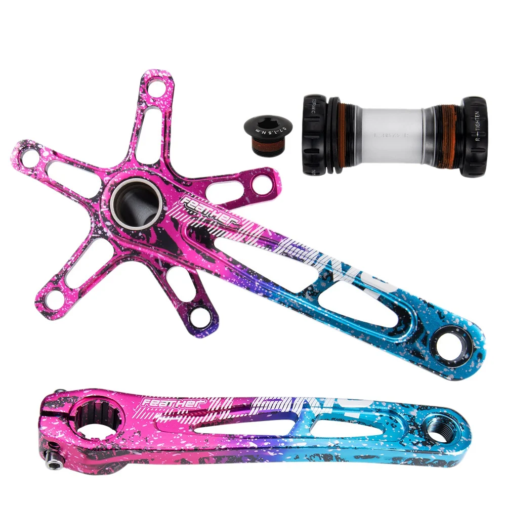 BOLANY-Folding-Bike-Crankset-170mm-130BCD-Bicycle-Crank-Arm-with ...