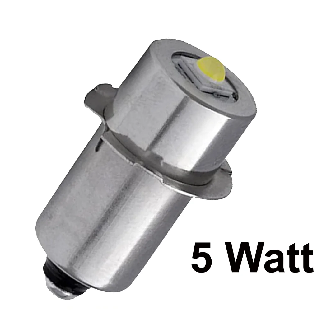 New-18V-P13-5S-5Watt-6000K-White-Light-Bulb-Professional-Flashlight ...