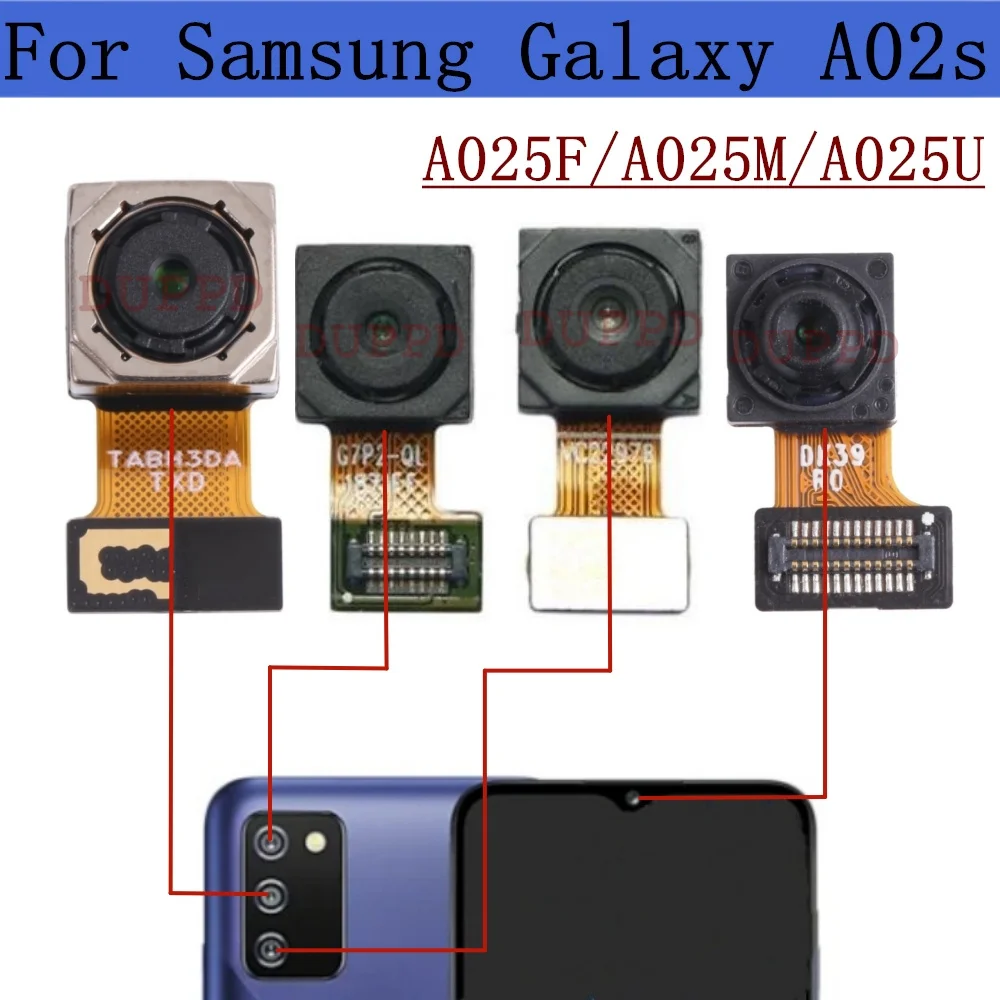 Front Rear Camera For Samsung Galaxy A02s SM-A025F A025M A025V Back ...