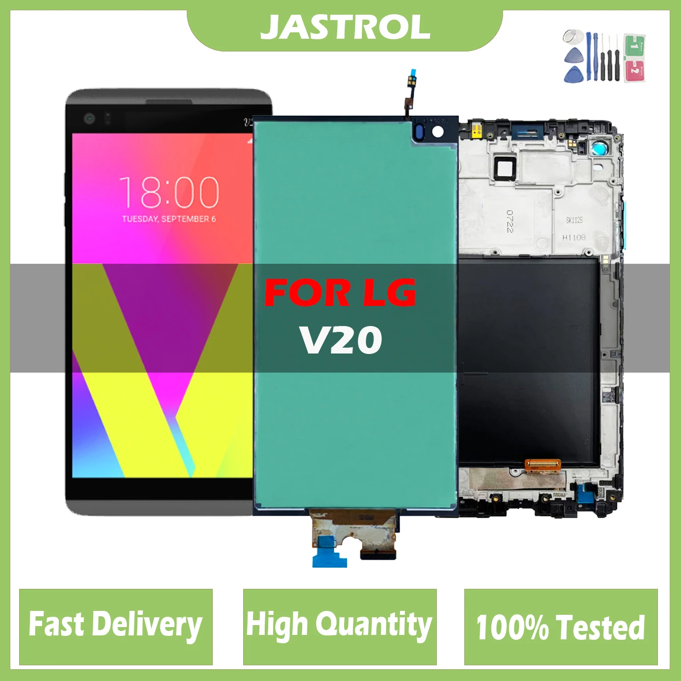 Original LCD For LG V20 H990 H910 H918 US996 VS995 LS997 Display Touch Screen Digitizer Assembly ...