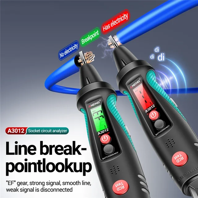 ANENG A3012 Multifunctional Socket Circuit Analyzer AC/DC Voltage ...