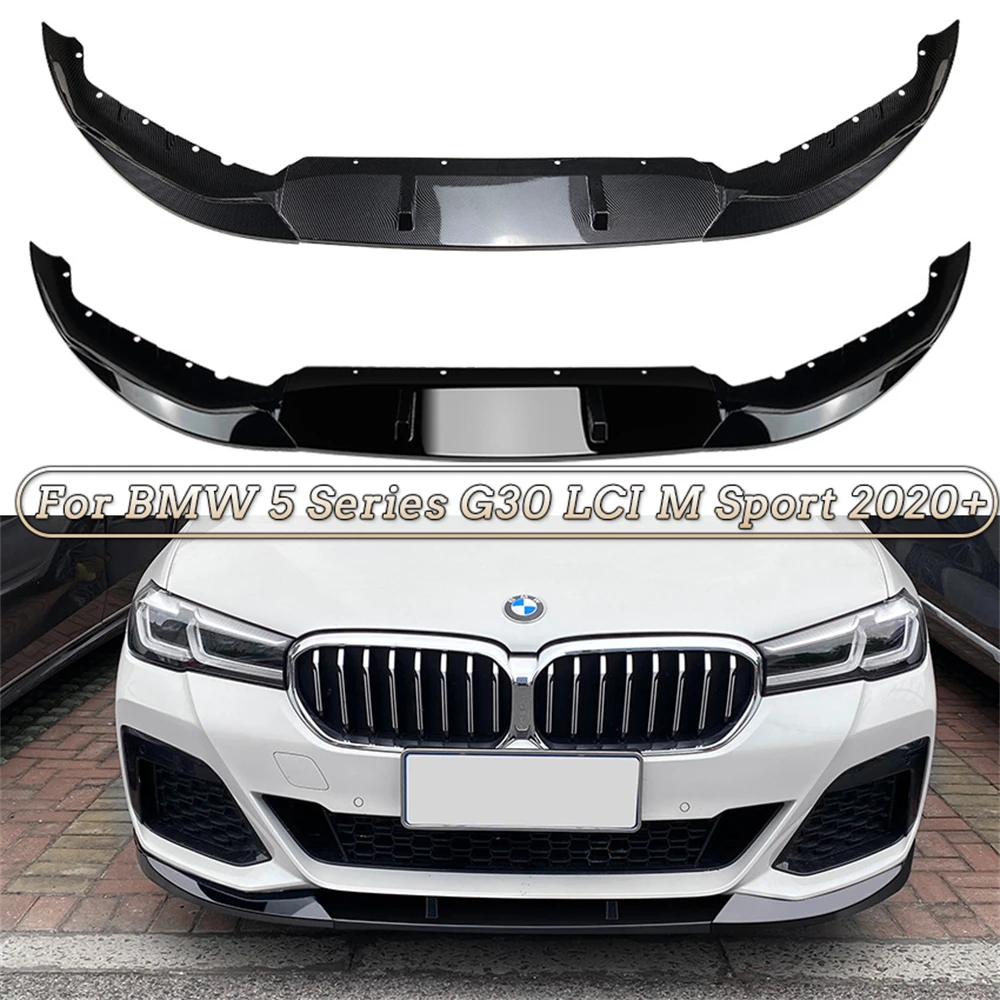 For BMW 5 Series G30 LCI M Sport 525i 530i 540i Front Bumper Lip Chin ...