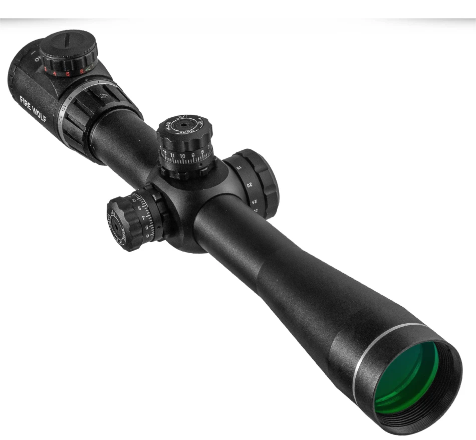 Fire Wolf 4-14X40 Red Green Cross Round Line Tactics Scope Hunting ...
