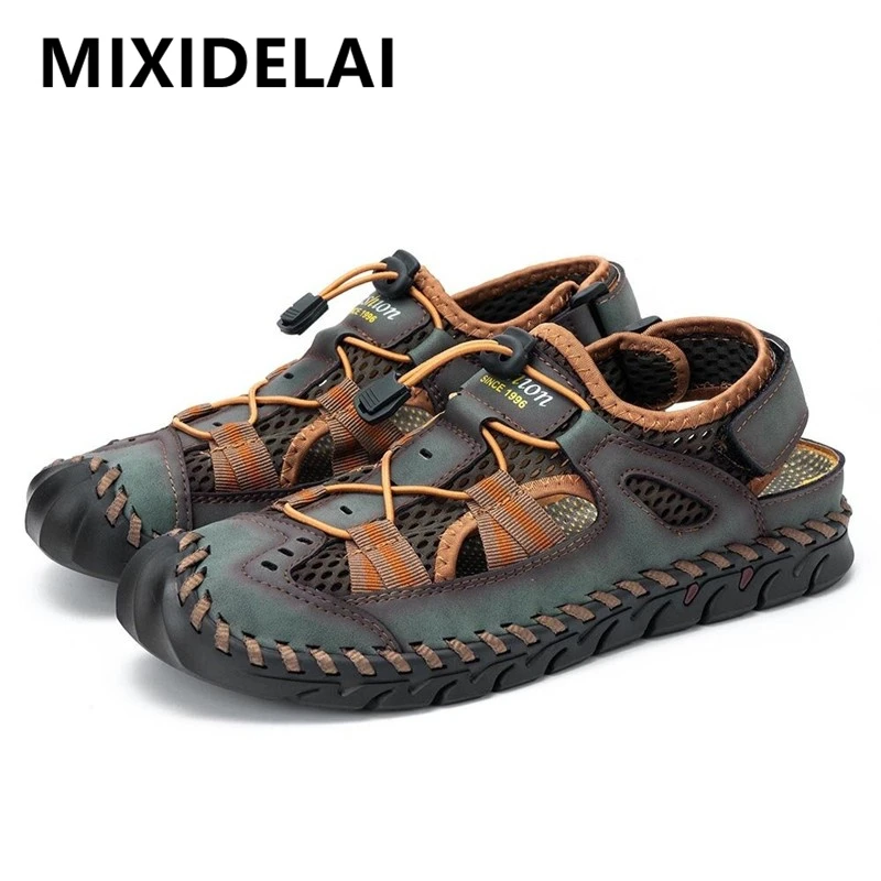 Hot Summer Men's Sandals Outdoor Mesh Sandals Soft Clogs Men Sandals ...