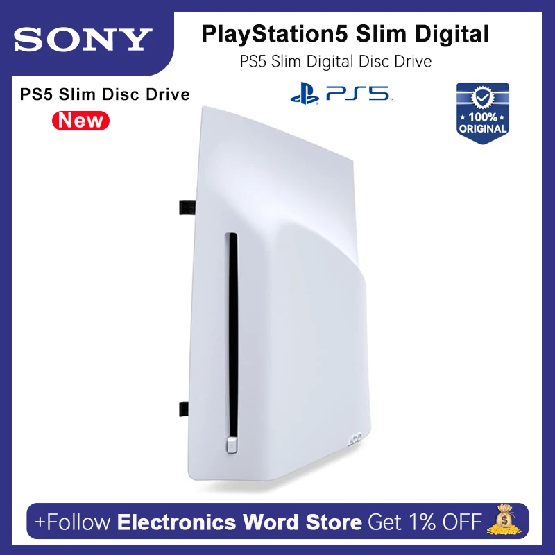 SONY-PS5-Slim-Disc-Drive-Original-PlayStation5-Slim-Accessary-for-PS5 ...