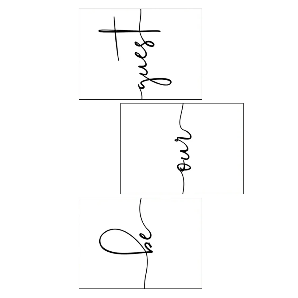 3-Pcs-Guest-Room-Canvas-Painting-Sign-Home-Decoration-Signs-Extra-Large ...