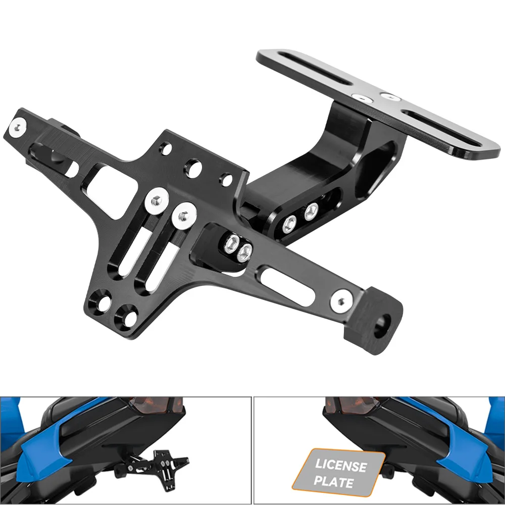 Motorcycle License Plate Holder Number Plate Holder With Turn Signal ...