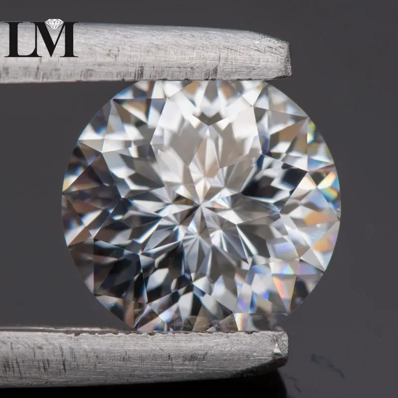 Moissanite-Gemstones-Round-Shape-Emperor-General-Special-Cutting-VVS1-D ...