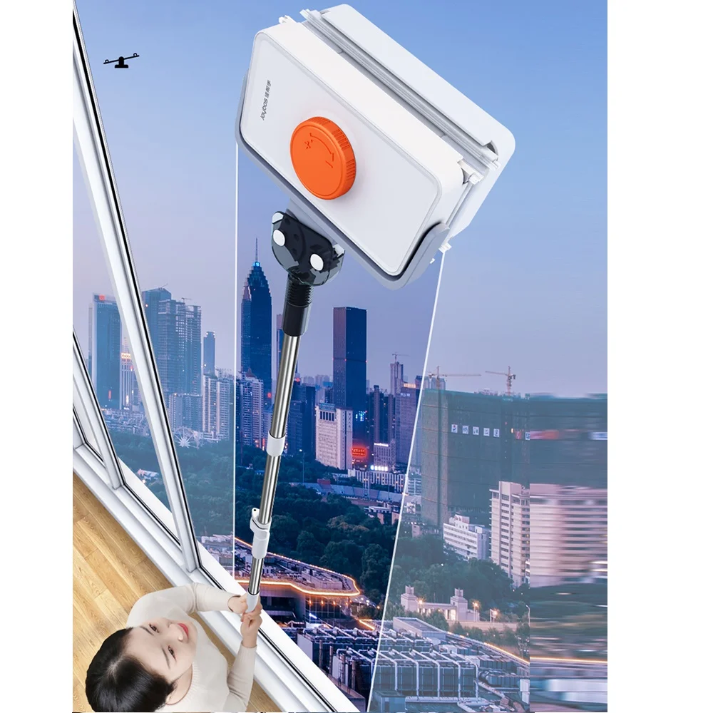 Professional-Magnetic-Home-Window-Cleaner-Brush-Double-With-Telescopic ...