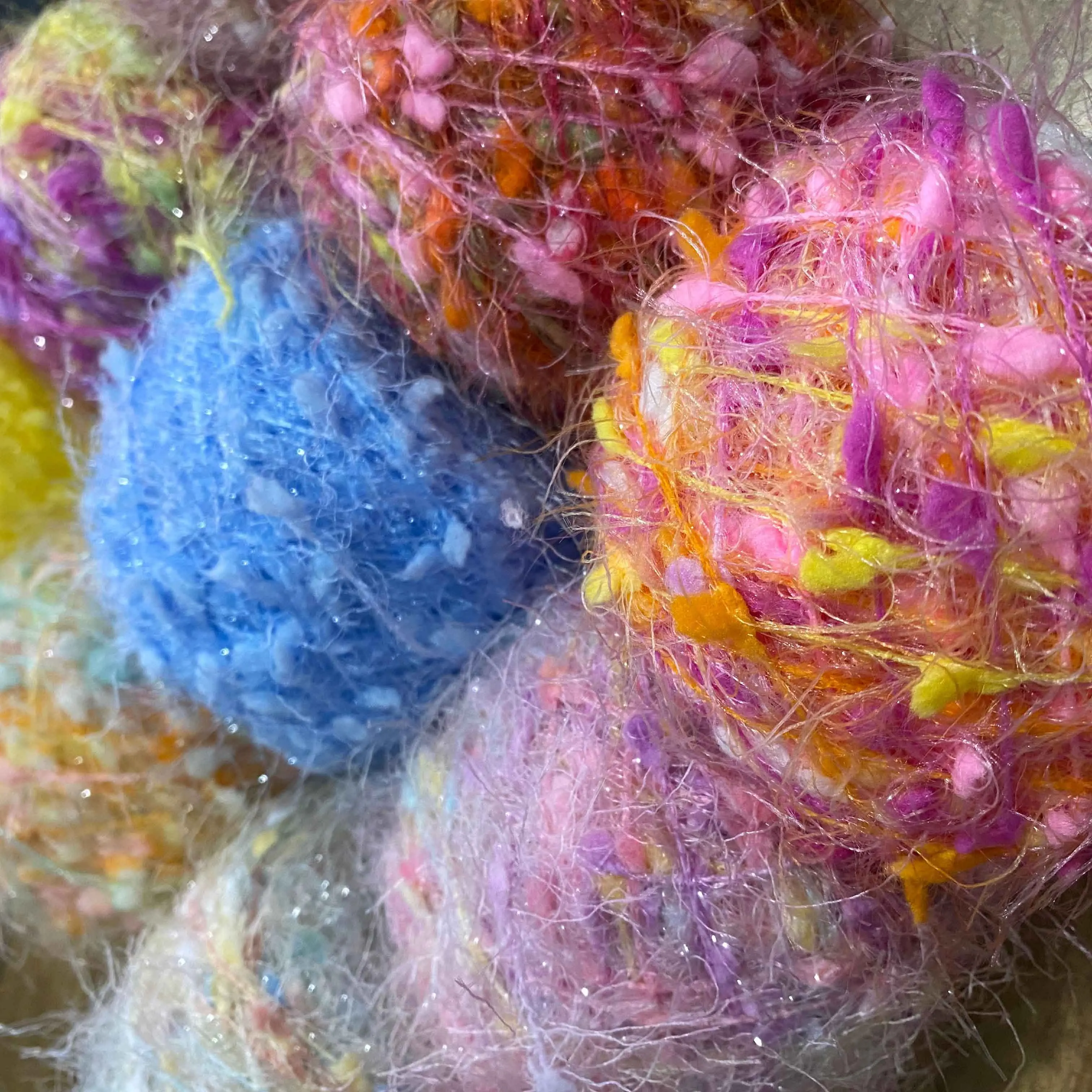 50G-Pcs-Matellic-Feather-Bean-Yarn-for-Hand-Knitting-Contrast-Crochet ...