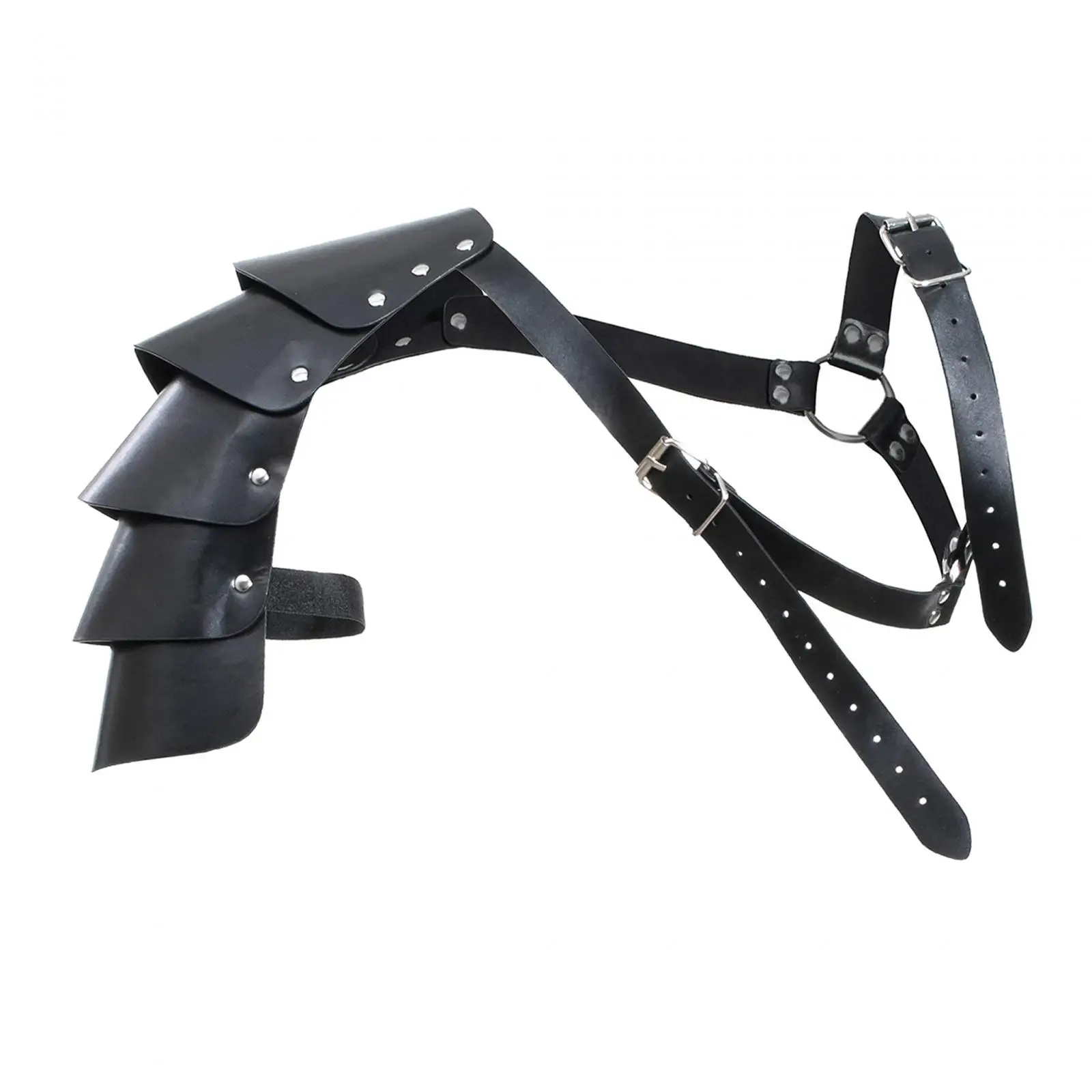 Adjustable-Armor-Men-Adult-Medieval-Warrior-PU-Leather-Single-Shoulder ...