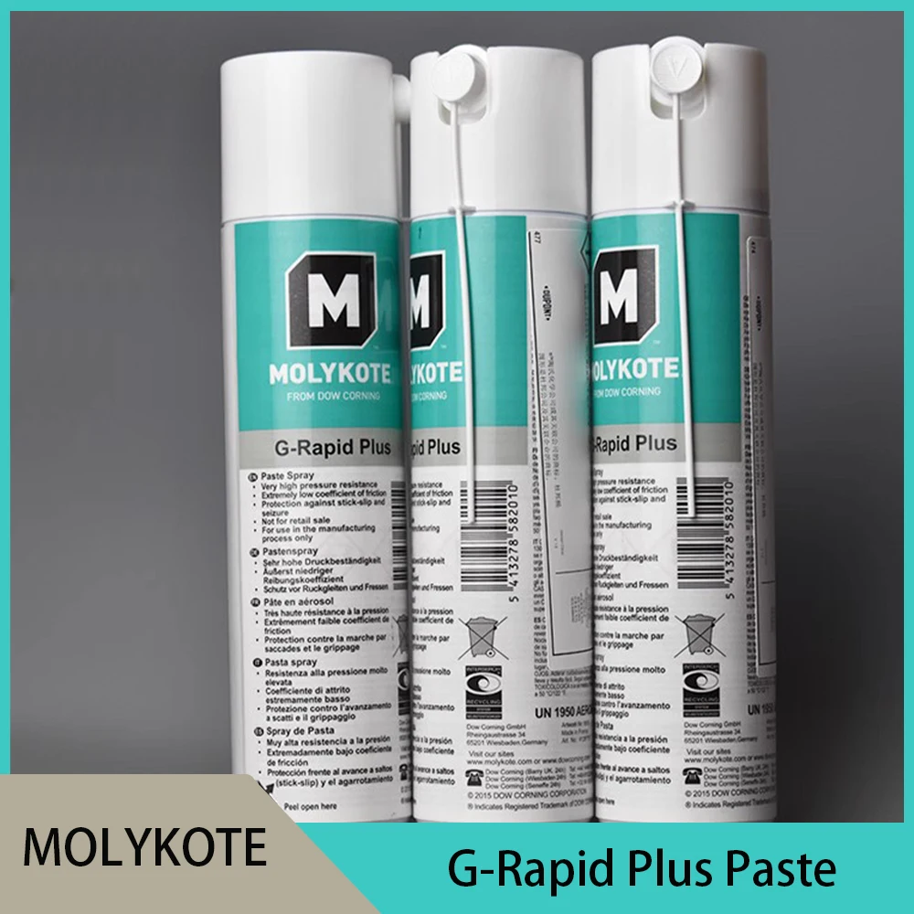 Резьбовые шпиндели с пастой MOLYKOTE G-Rapid Plus для смазки, разрезные ...