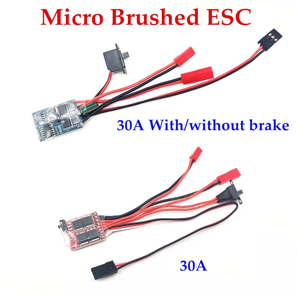 30A 4-8V Mini Brushed Electric Speed Controller ESC Brush Electronic ...