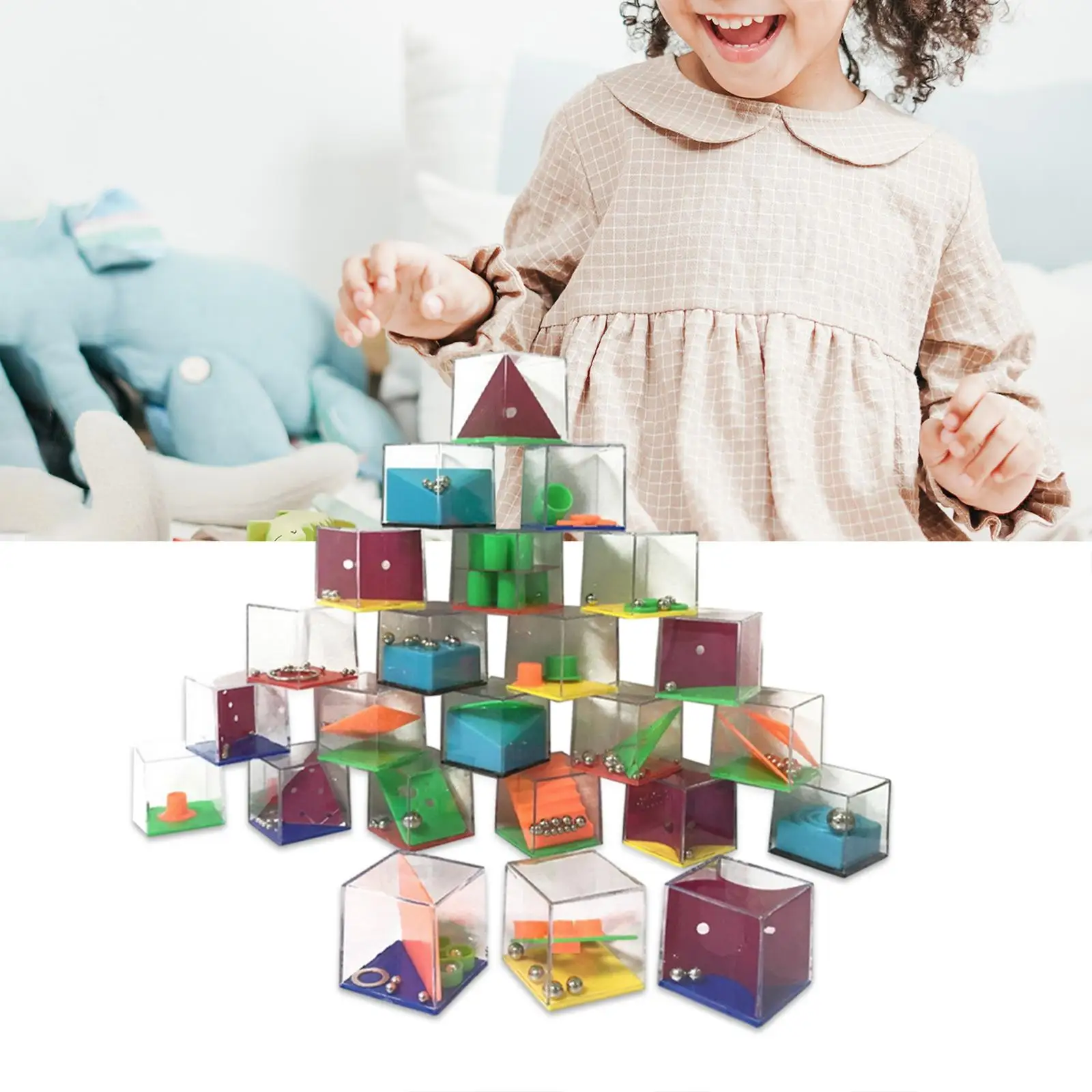 24Pcs-Maze-Game-Puzzle-Box-Supplies-Prize-Box-Toy-3D-Balls-Maze-Cube ...