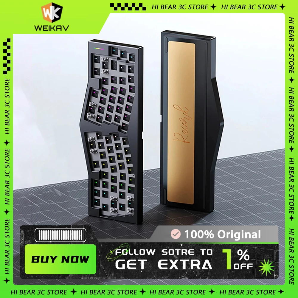 WEIKAV-RECORD-Mechanical-Keyboard-Aluminium-Kits-Hot-Swap-Alice-Dynamic ...